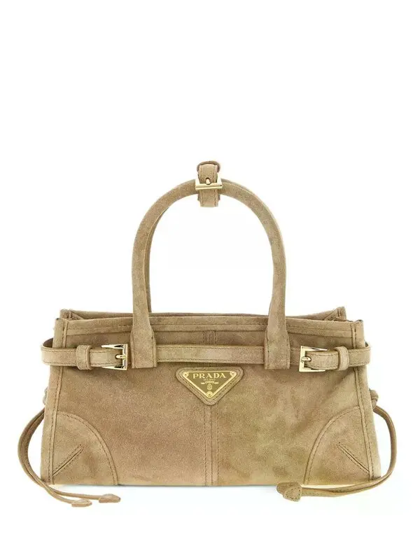 Prada Mini Suede Bonnie Tote Bag