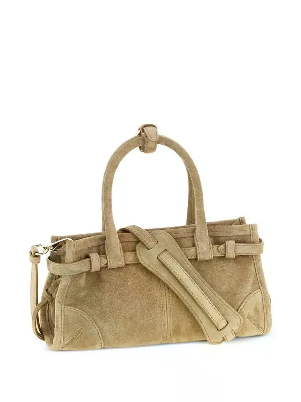 Prada Mini Suede Bonnie Tote Bag