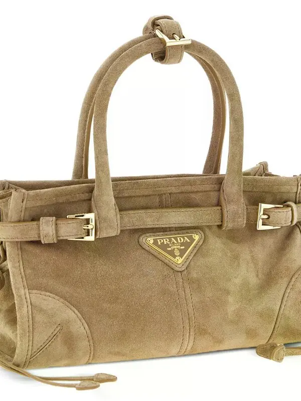 Prada Mini Suede Bonnie Tote Bag