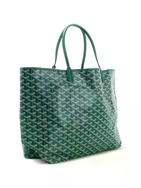 Goyard Saint Louis Coated Canvas Gm Tote Bag - Green