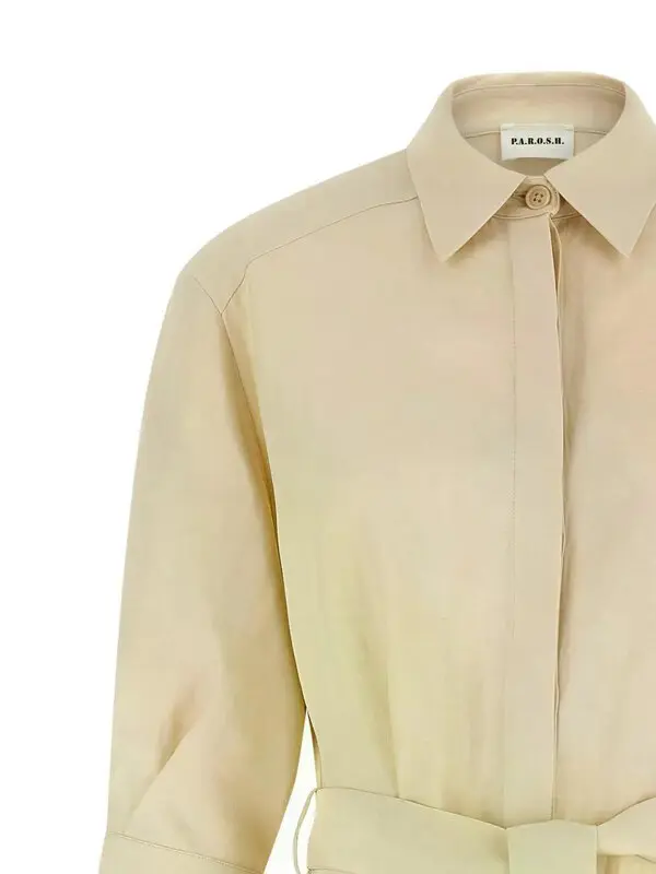 P.a.r.o.s.h Knotted Belt Shirt Dress
