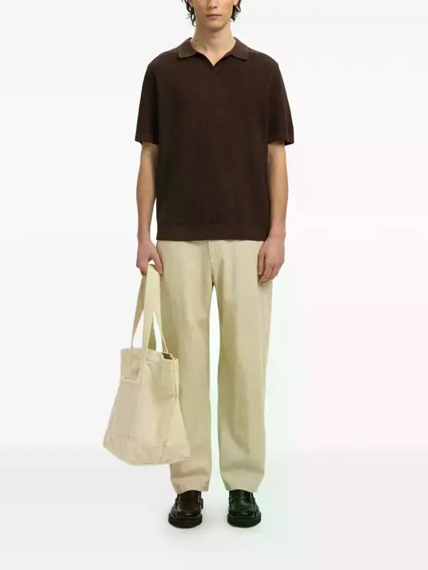 SELECTED Loose Trousers - Neutrals