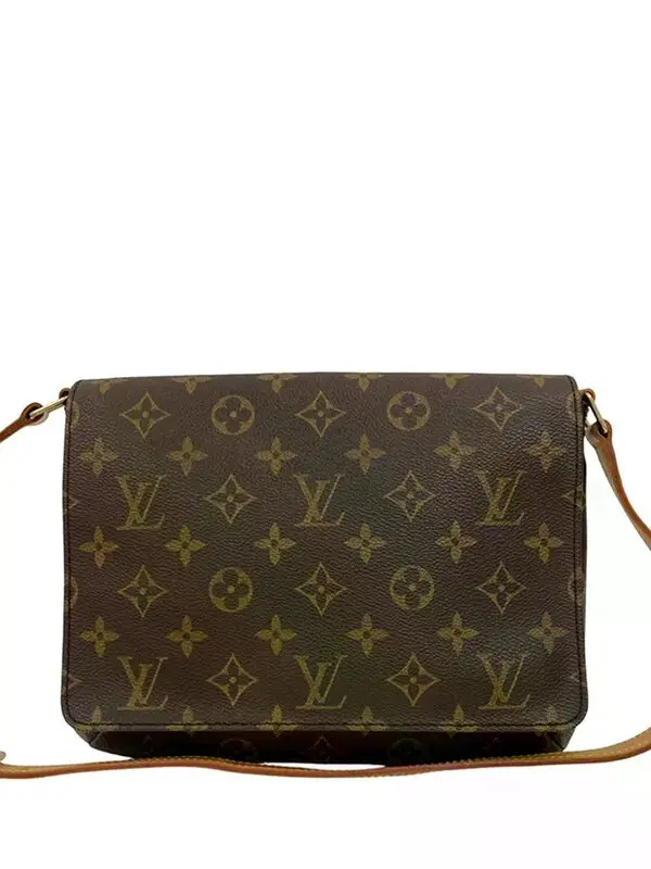 LOUIS VUITTON 2001 Monogram Musette Tango Shoulder Bag