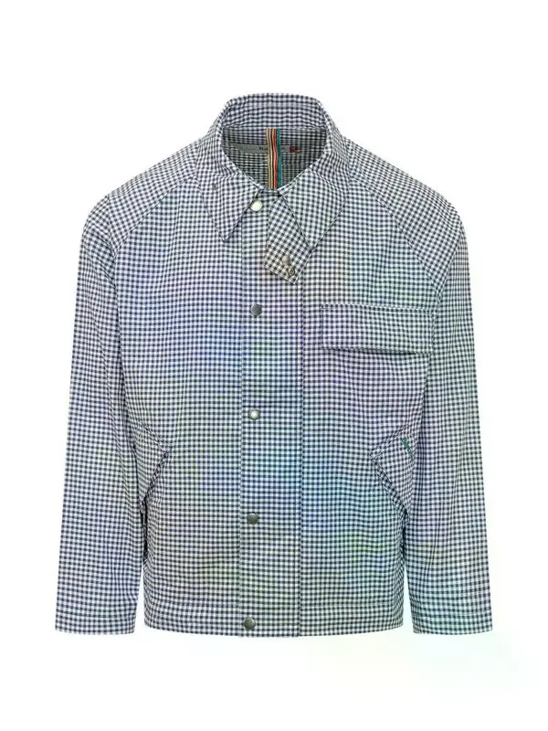 Barbour X Paul Smith Gingham-pattern Shirt Jacket