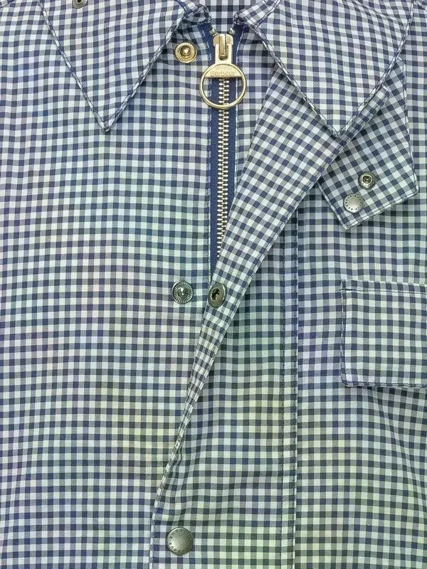 Barbour X Paul Smith Gingham-pattern Shirt Jacket