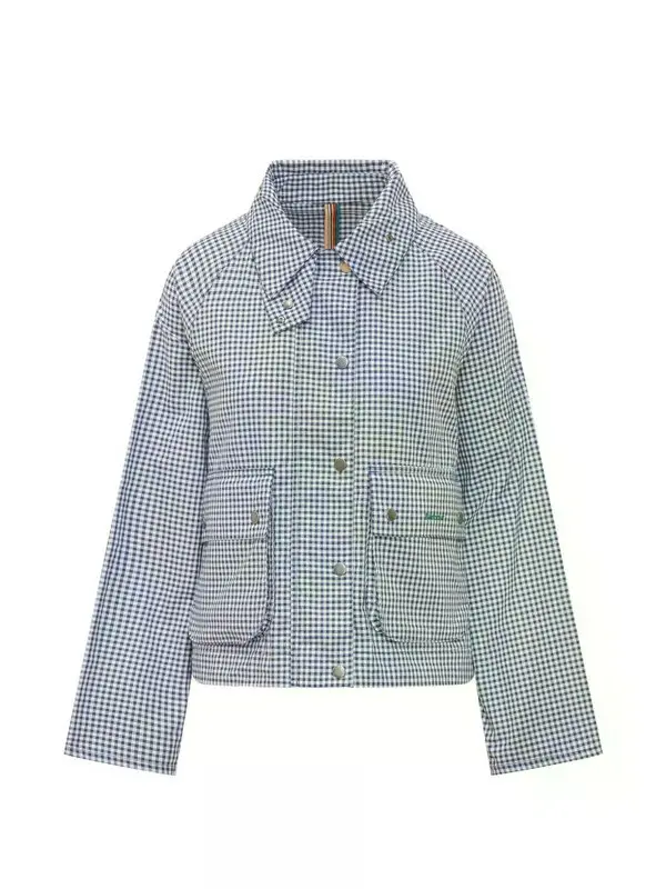 Barbour Gingham-pattern Pocket Jacket