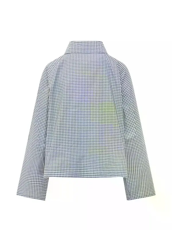 Barbour Gingham-pattern Pocket Jacket
