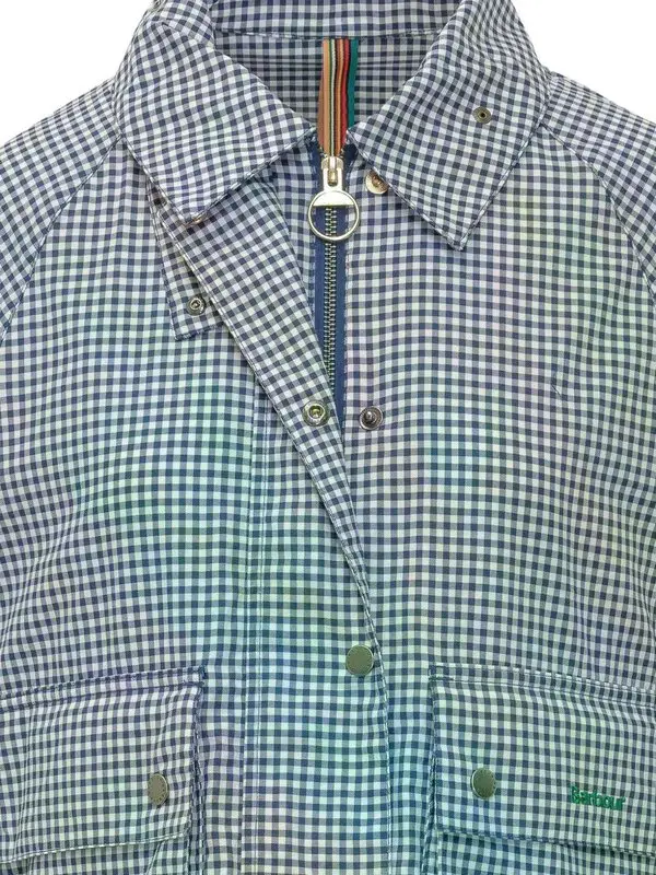 Barbour Gingham-pattern Pocket Jacket