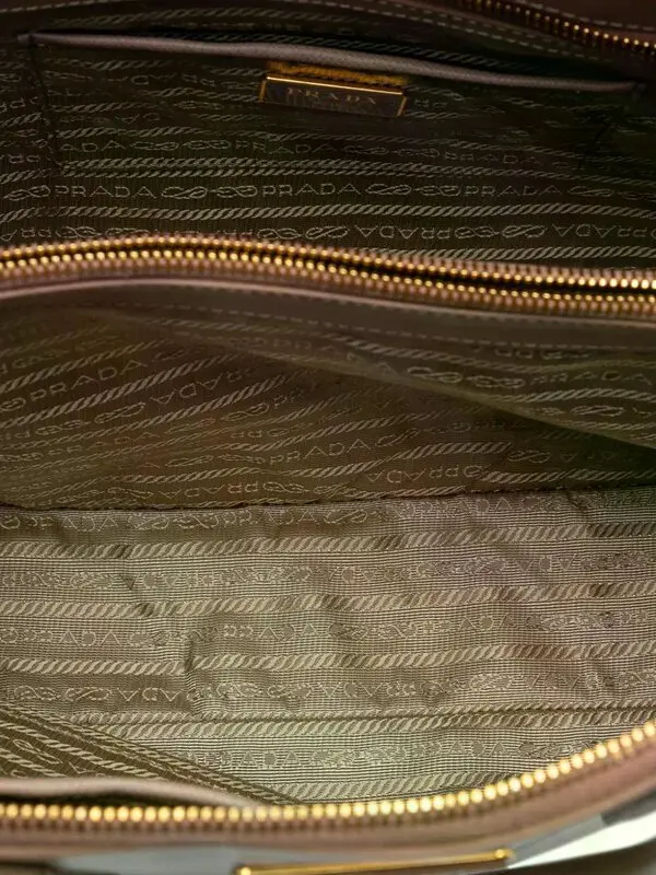 Prada Large Saffiano Lux Promenade Satchel - Pink