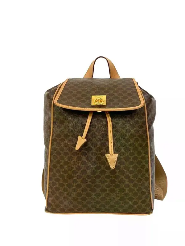 Celine 2014 Macadam Coated Canvas Backpack