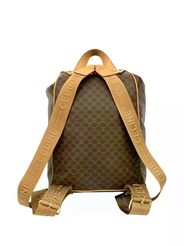 Celine 2014 Macadam Coated Canvas Backpack