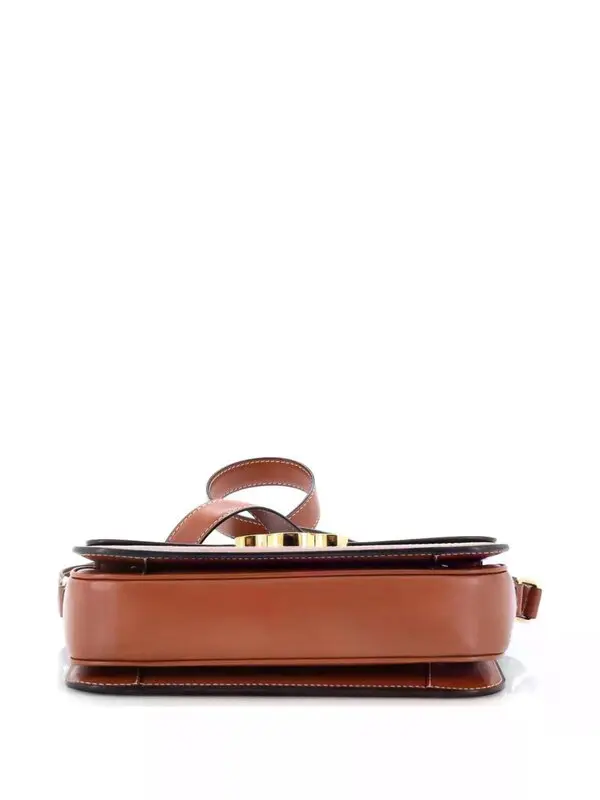 Celine Triomphe Coated Canvas Medium Shoulder Bag