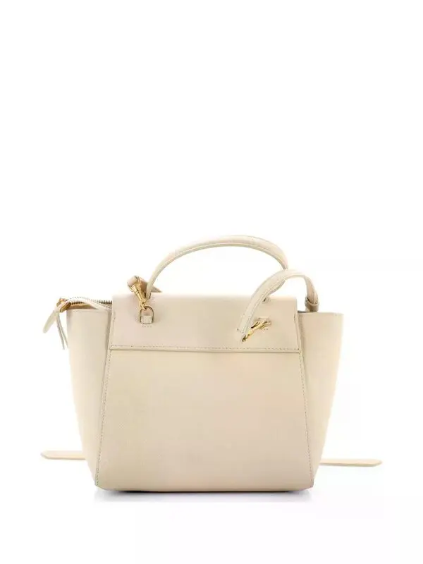 Celine Belt Bag Textured Leather Nano Shoulder Bag - Neutrals