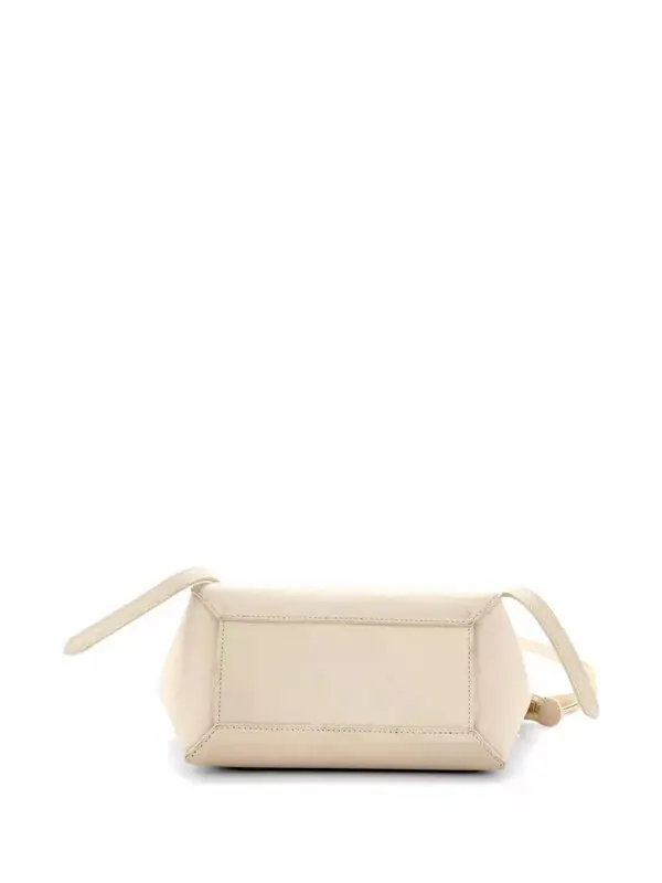 Celine Belt Bag Textured Leather Nano Shoulder Bag - Neutrals