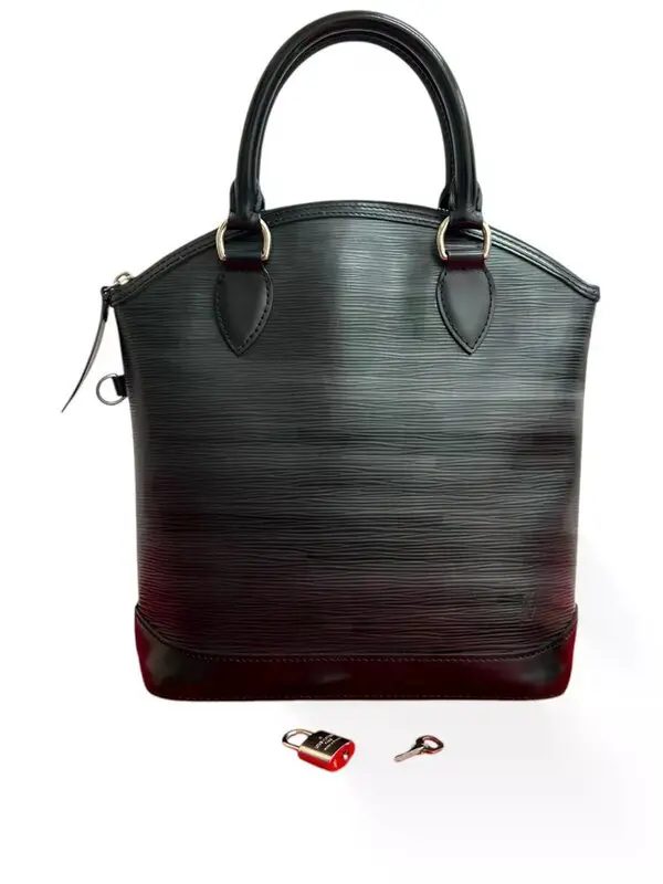 LOUIS VUITTON 2007 Epi Lockit Vertical Handbag - Black