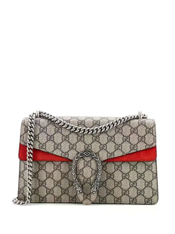 Gucci Dionysus Gg Coated Canvas Small Shoulder Bag - Red