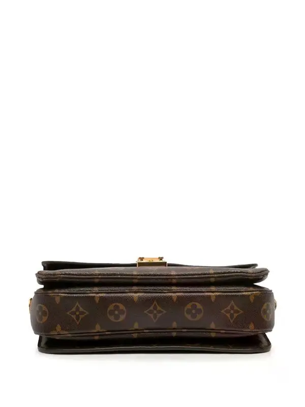 LOUIS VUITTON 2016 Pochette Metis Satchel Monogram - Brown