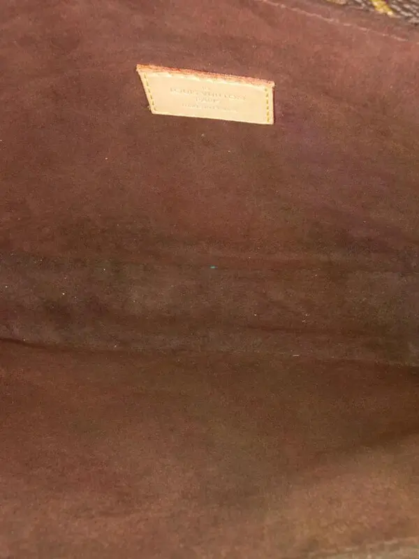 LOUIS VUITTON 2016 Pochette Metis Satchel Monogram - Brown