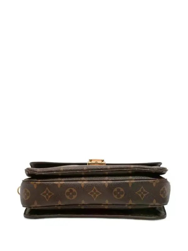LOUIS VUITTON 2018 Monogram Pochette Metis Satchel - Brown