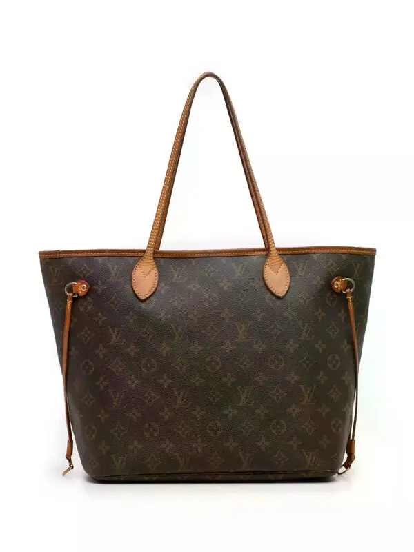 LOUIS VUITTON 2009 Monogram Neverfull Mm Tote Bag - Brown