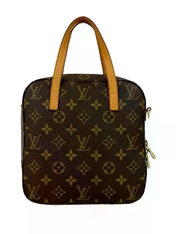 LOUIS VUITTON 2003 Monogram Spontini Satchel - Brown