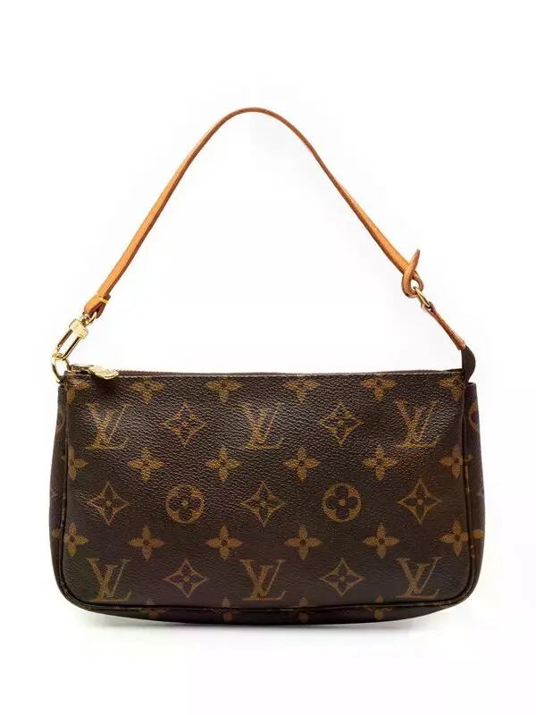 LOUIS VUITTON 1998 Monogram Pochette Accessoires - Brown