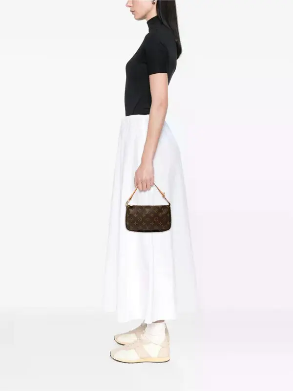 LOUIS VUITTON 1998 Monogram Pochette Accessoires - Brown