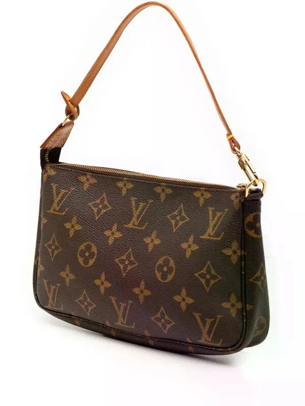 LOUIS VUITTON 1998 Monogram Pochette Accessoires - Brown