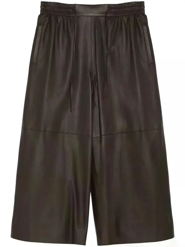 YVES SALOMON Culotte Leather Trousers