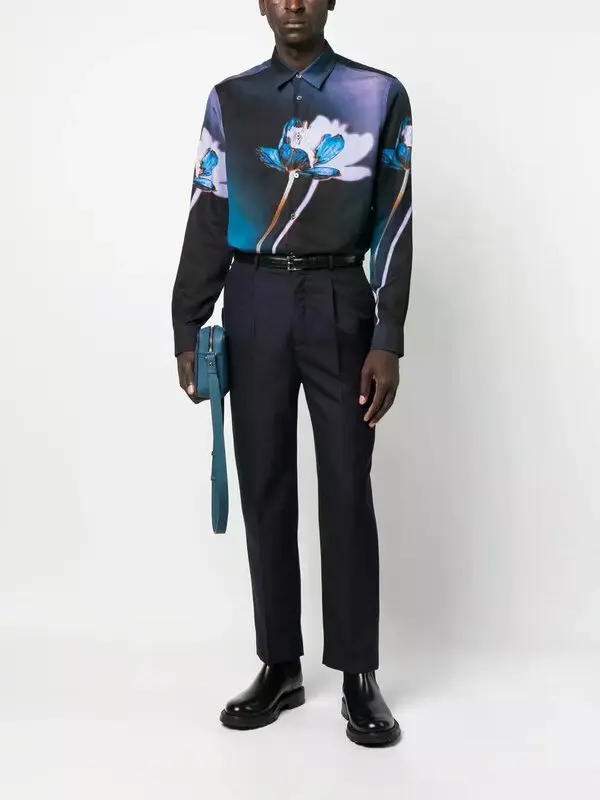 PT TORINO Slim-cut Leg Trousers - Blue