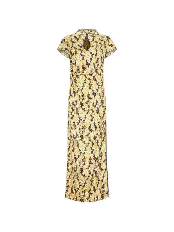 DES_PHEMMES Floral-print Midi Dress