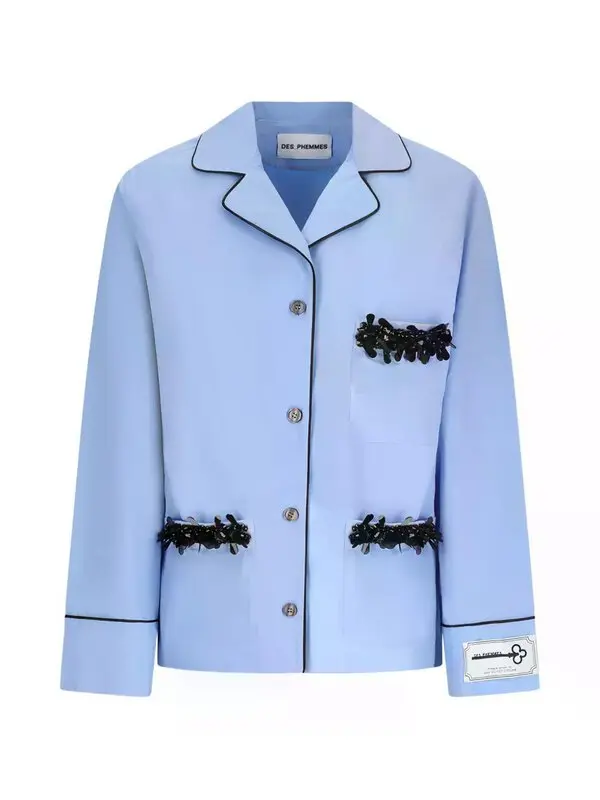 DES_PHEMMES Embellishment Shirt