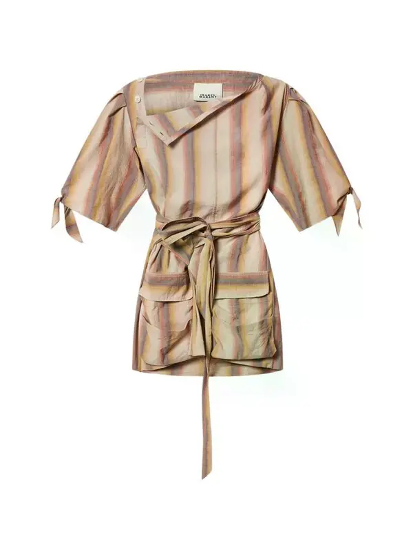 Isabel Marant Étoile Mariza Striped Mini Dress