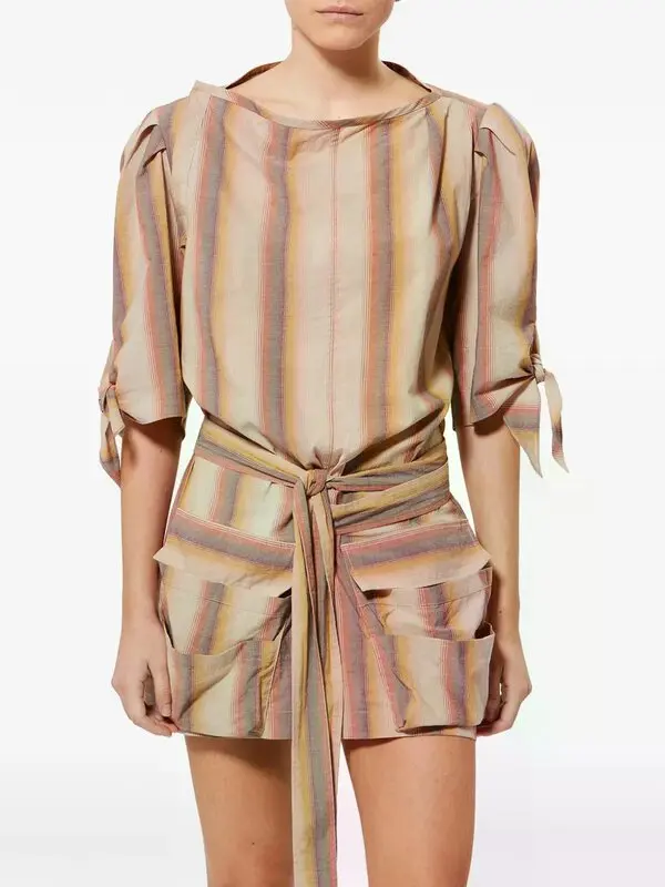 Isabel Marant Étoile Mariza Striped Mini Dress