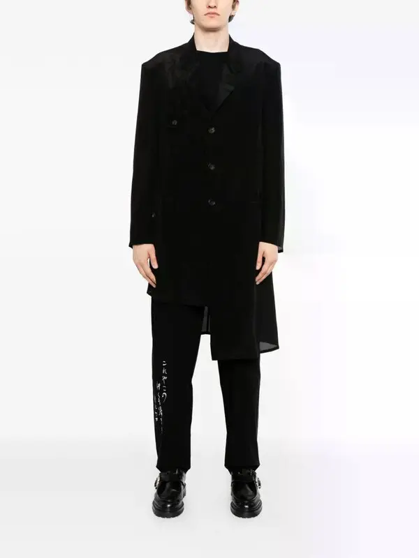 Yohji Yamamoto Single-breasted Coat