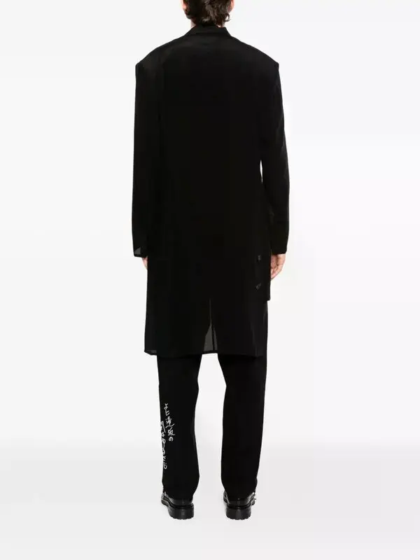 Yohji Yamamoto Single-breasted Coat