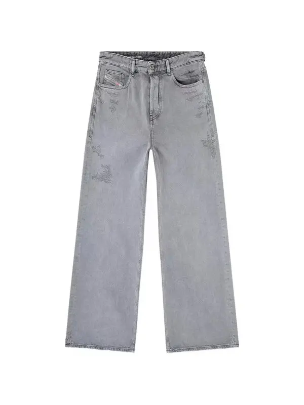 DIESEL® Relaxed Wide Leg Jeans