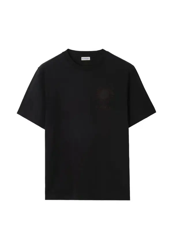 Burberry Sun Cotton T-shirt - Black