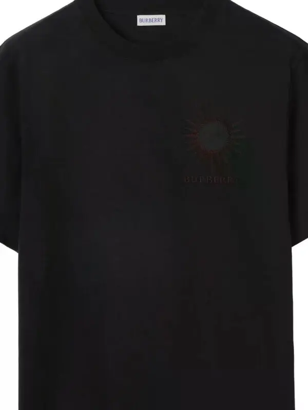 Burberry Sun Cotton T-shirt - Black