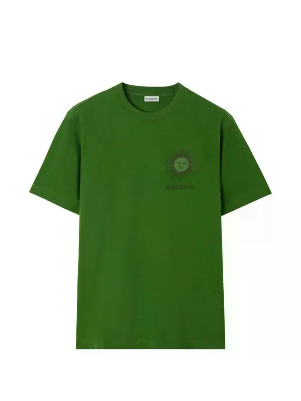 Burberry Sun Cotton T-shirt - Green