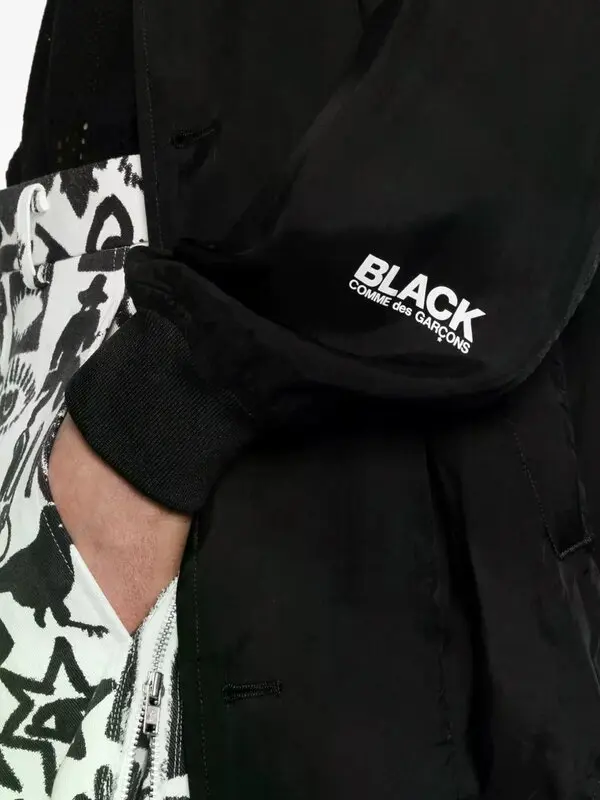 Comme Des Garçons Single-breasted Buttoned Coat