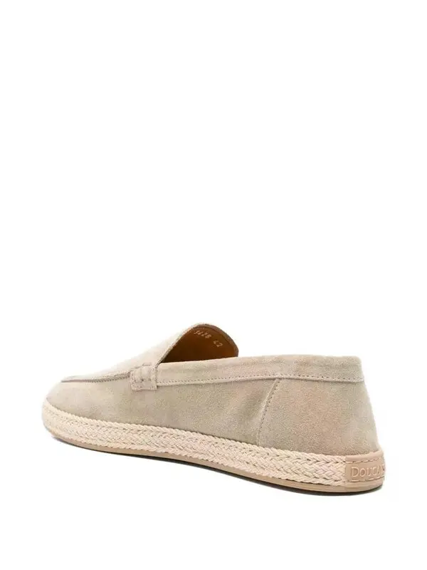 DOUCAL'S Leather Espadrille - Neutrals
