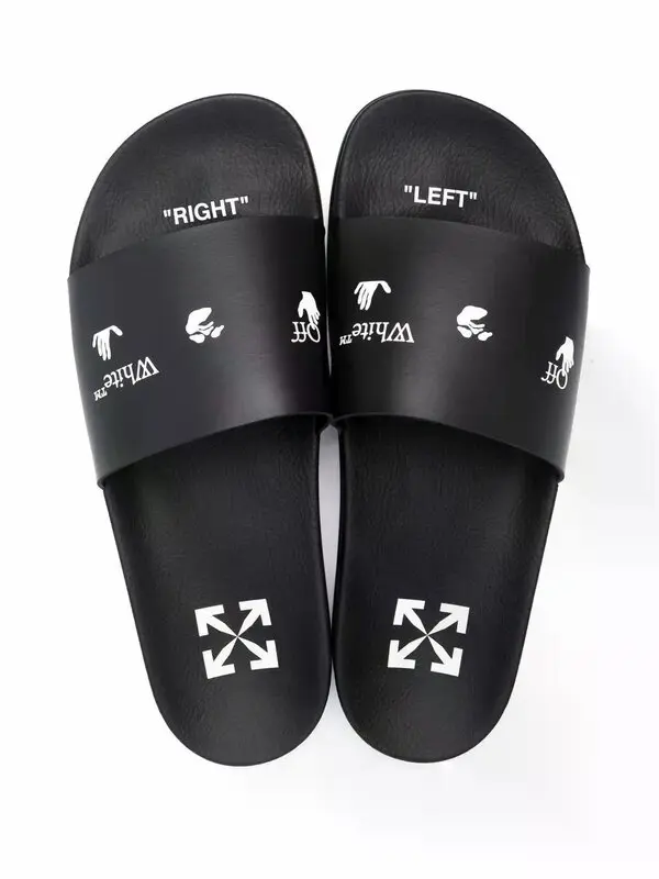 Off-White Logo-print Slides