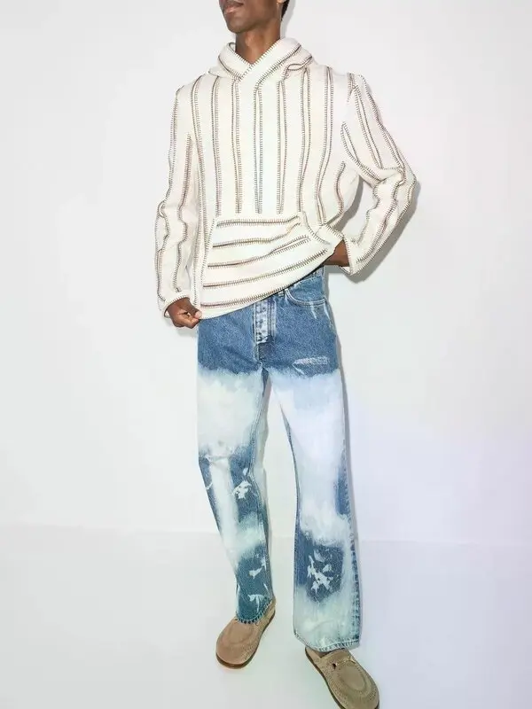 Amiri Contrast-stitch Hooded Sweatshirt