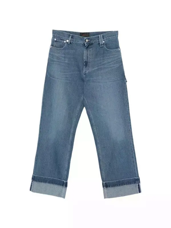 Simone Rocha Cuffed Hem Jeans - Blue