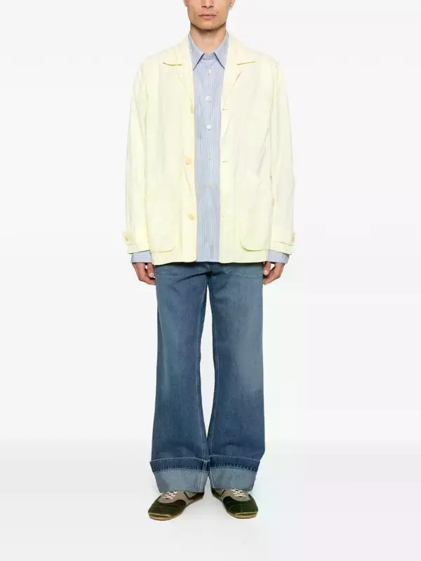Simone Rocha Cuffed Hem Jeans - Blue