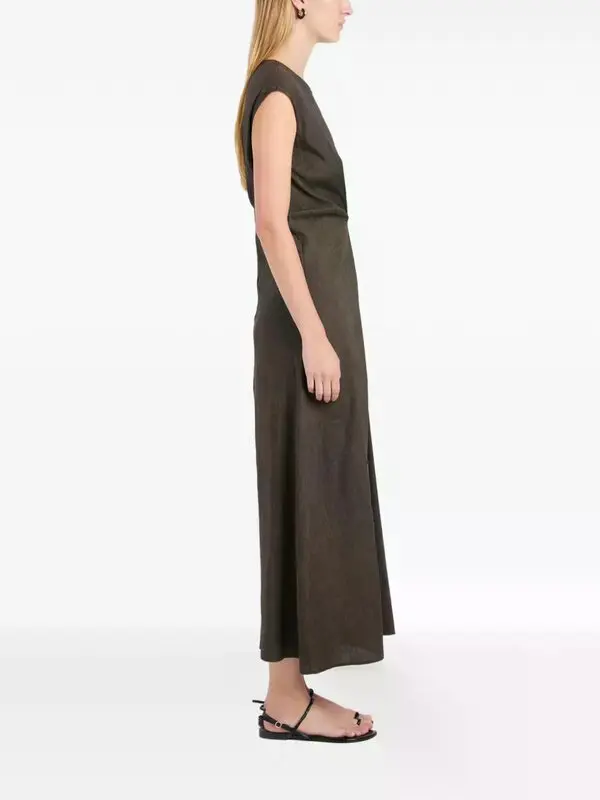 Proenza Schouler White Label Twisted Maxi Dress - Brown