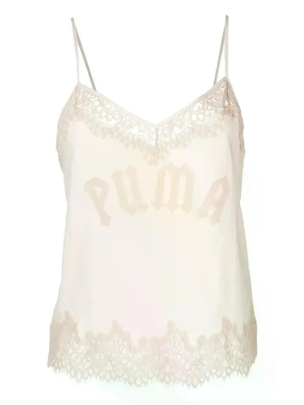 FENTY X PUMA Lace Trim Tank Top - Pink