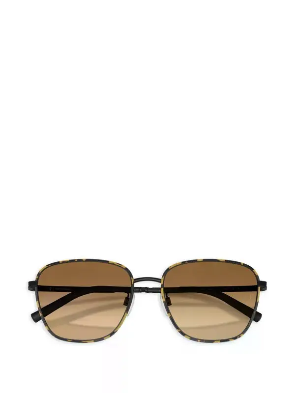 Oliver Spencer Square Frame Sunglasses - Brown