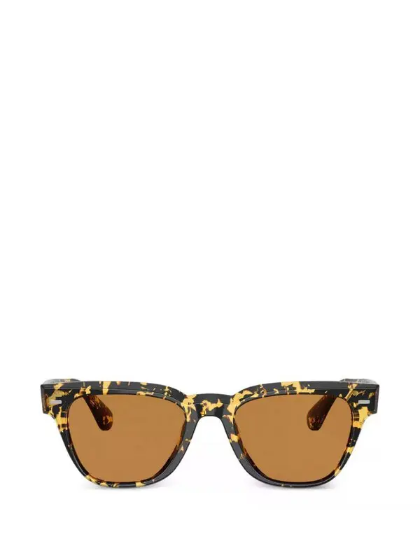 Oliver Spencer Rueny Square Sunglasses - Black